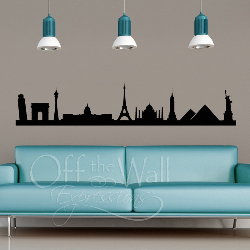 Skyline Decal - Etsy