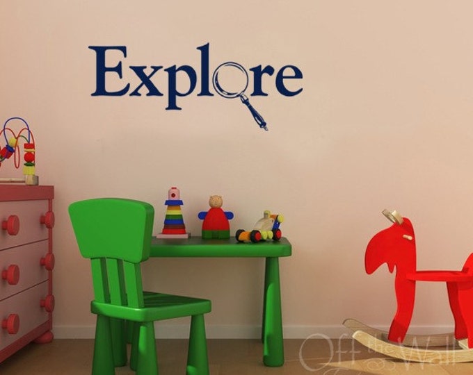 Explore Vinyl Decal Children's Bedroom Sticker Teacher - Etsy