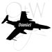 Personalized Plane Decal, Jet Fighter, Airplane Decor, Name Wall Vinyl ...