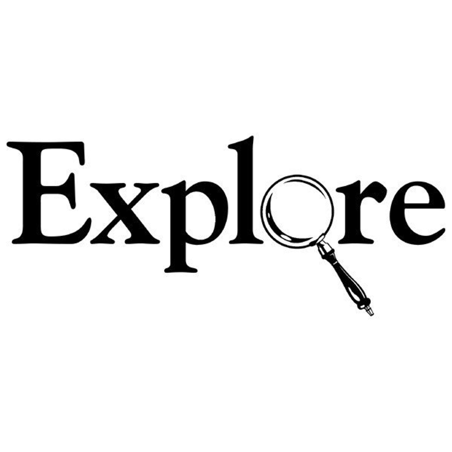Explore Vinyl Decal, Children's Bedroom Sticker, Teacher Decals for ...