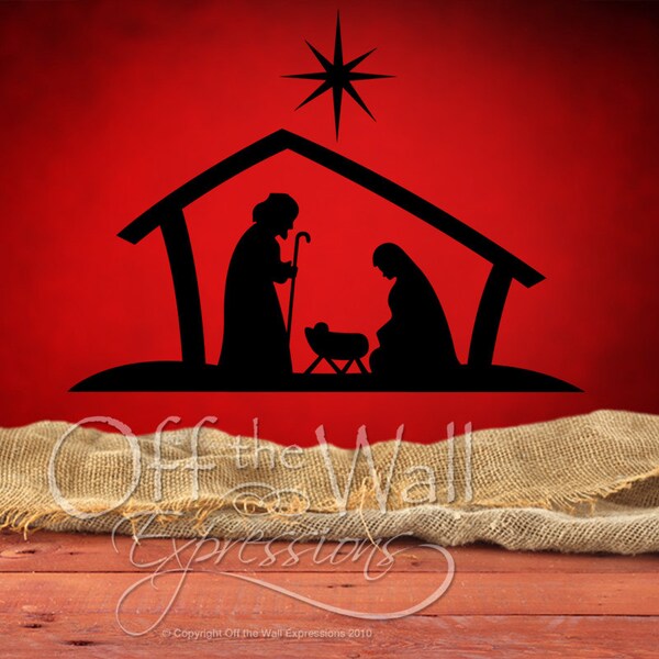 Vinyl Nativity - Etsy