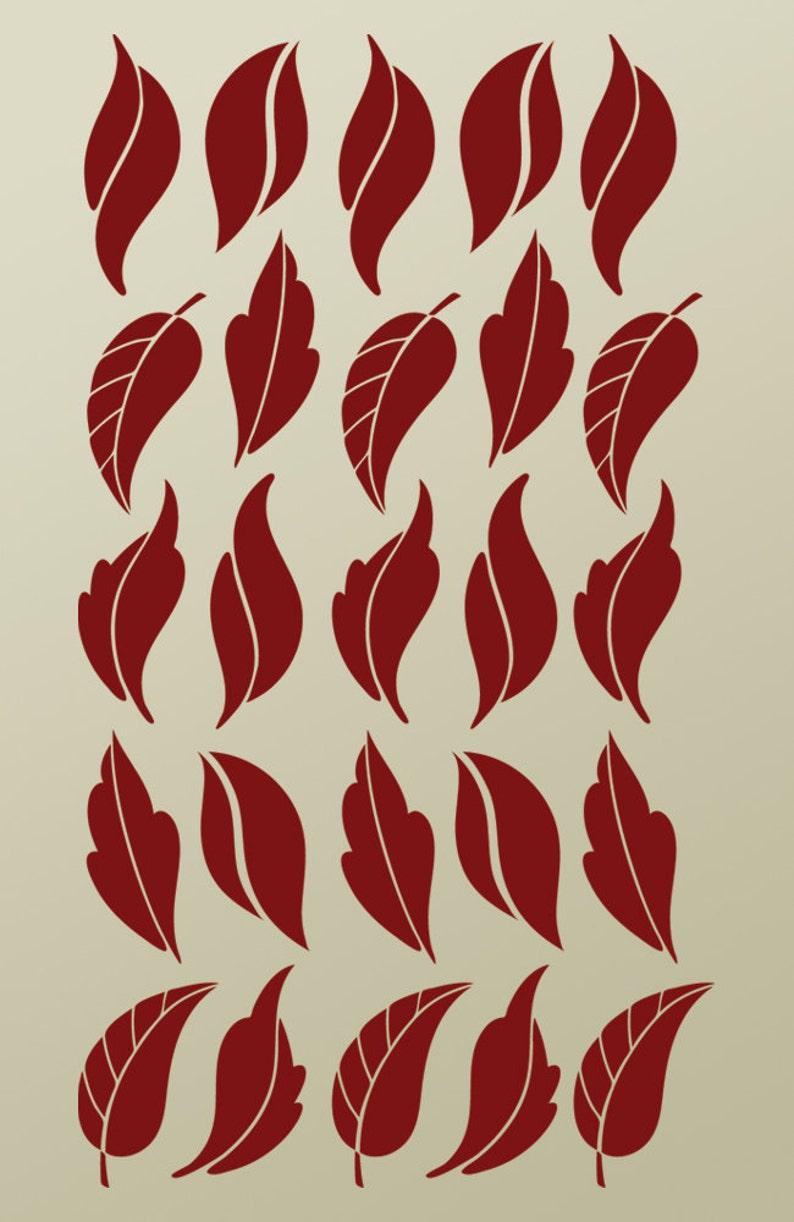 Fancy Fall Leaves Autumn Decor Door Decals for Fall - Etsy