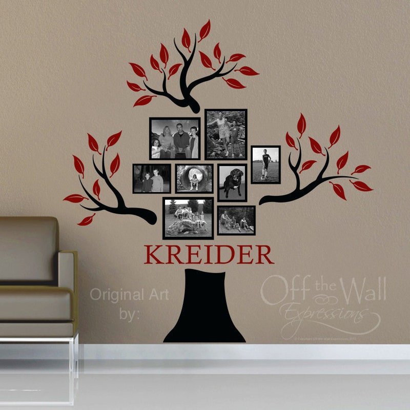 Family Tree Decal - Etsy