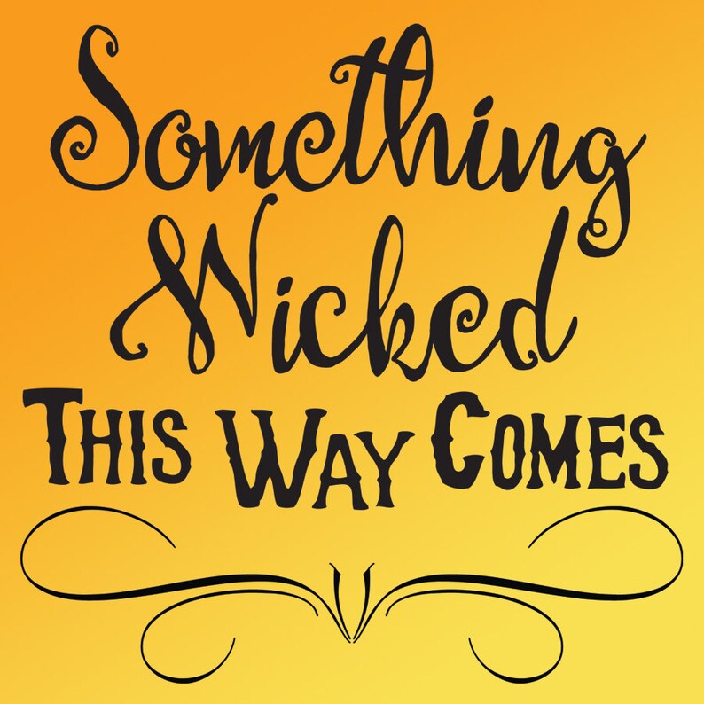Something Wicked This Way Comes Wall Decal Halloween Vinyl - Etsy