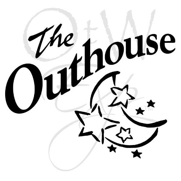 Outhouse Vinyl Decal Bathroom Decor Wall Decal for - Etsy