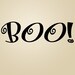 Front Door Decal, Boo Halloween Decal, Door Decal for Halloween ...