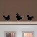 Little Bird Decals - Set of Three - Vinyl Wall Art Decals - Wall Bird ...