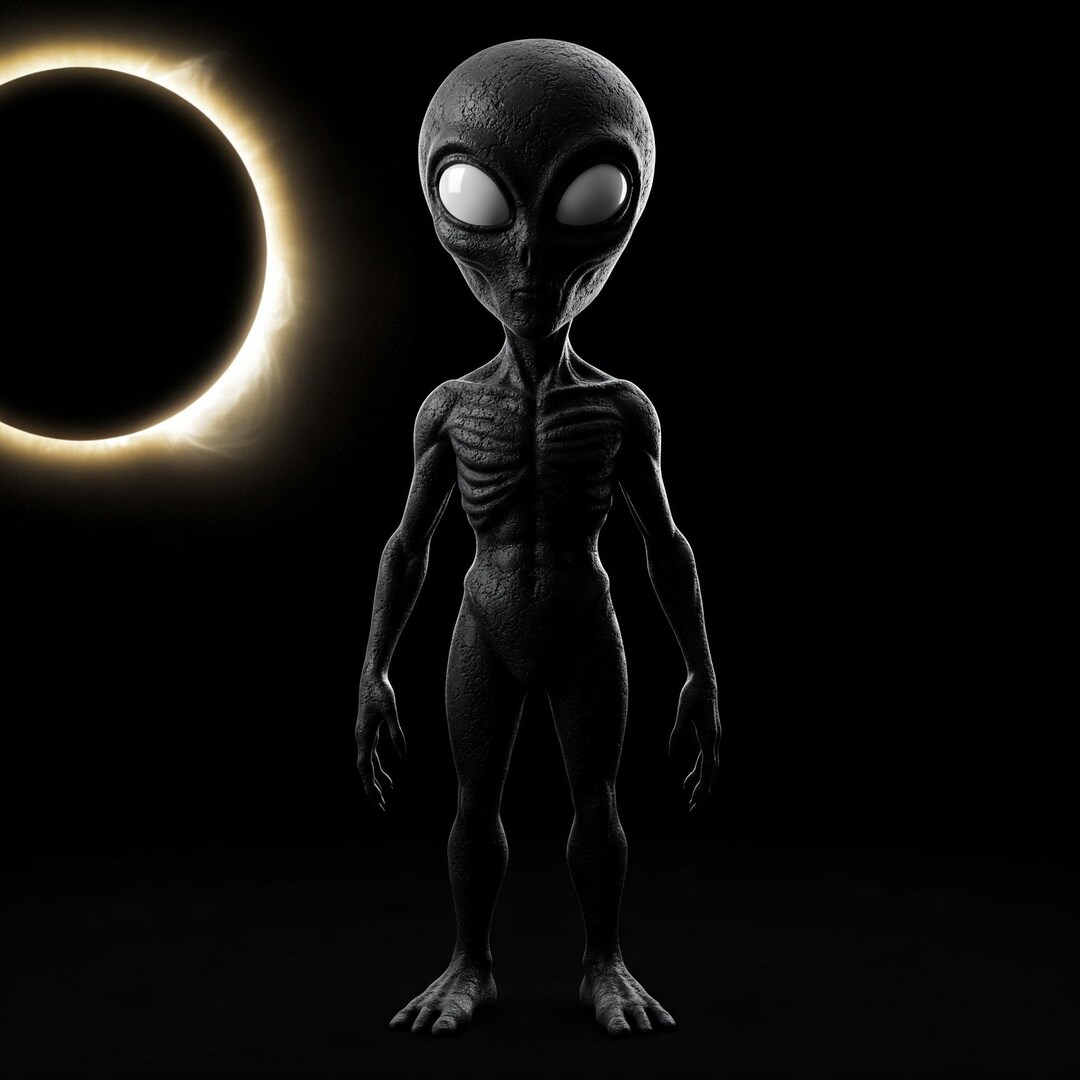 Alien Eclipse Contact Wallpaper for Android and iPhone - Etsy