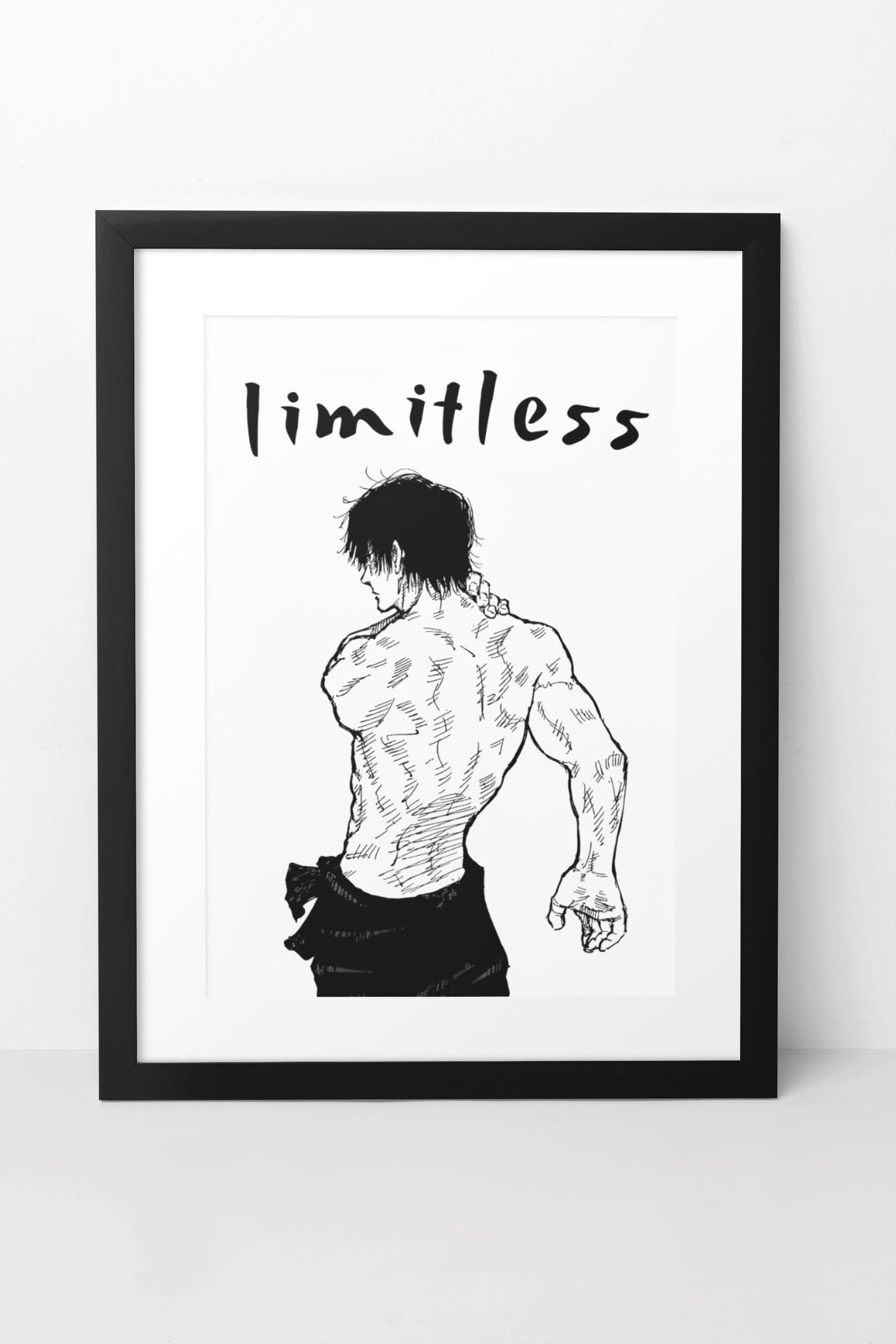 Toji Fushiguro Wall Art, Japanese Print, Japan Poster, Manga Aesthetic ...