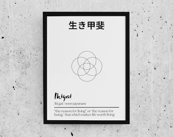 Ikigai Art - Etsy