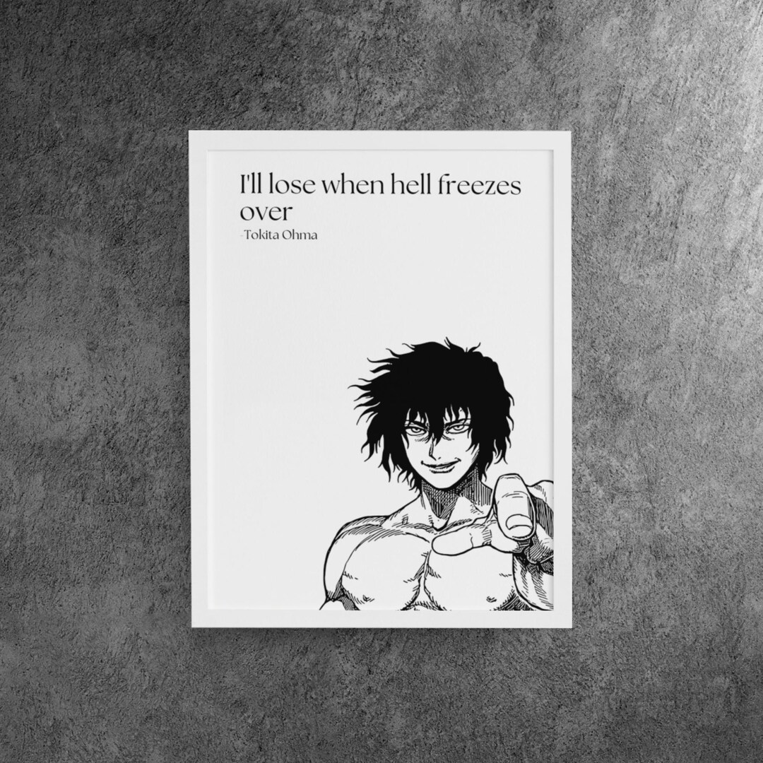 Kengan Asura Poster, Tokita Ohma, Manga Panels, Kengan Asura Wall Art ...
