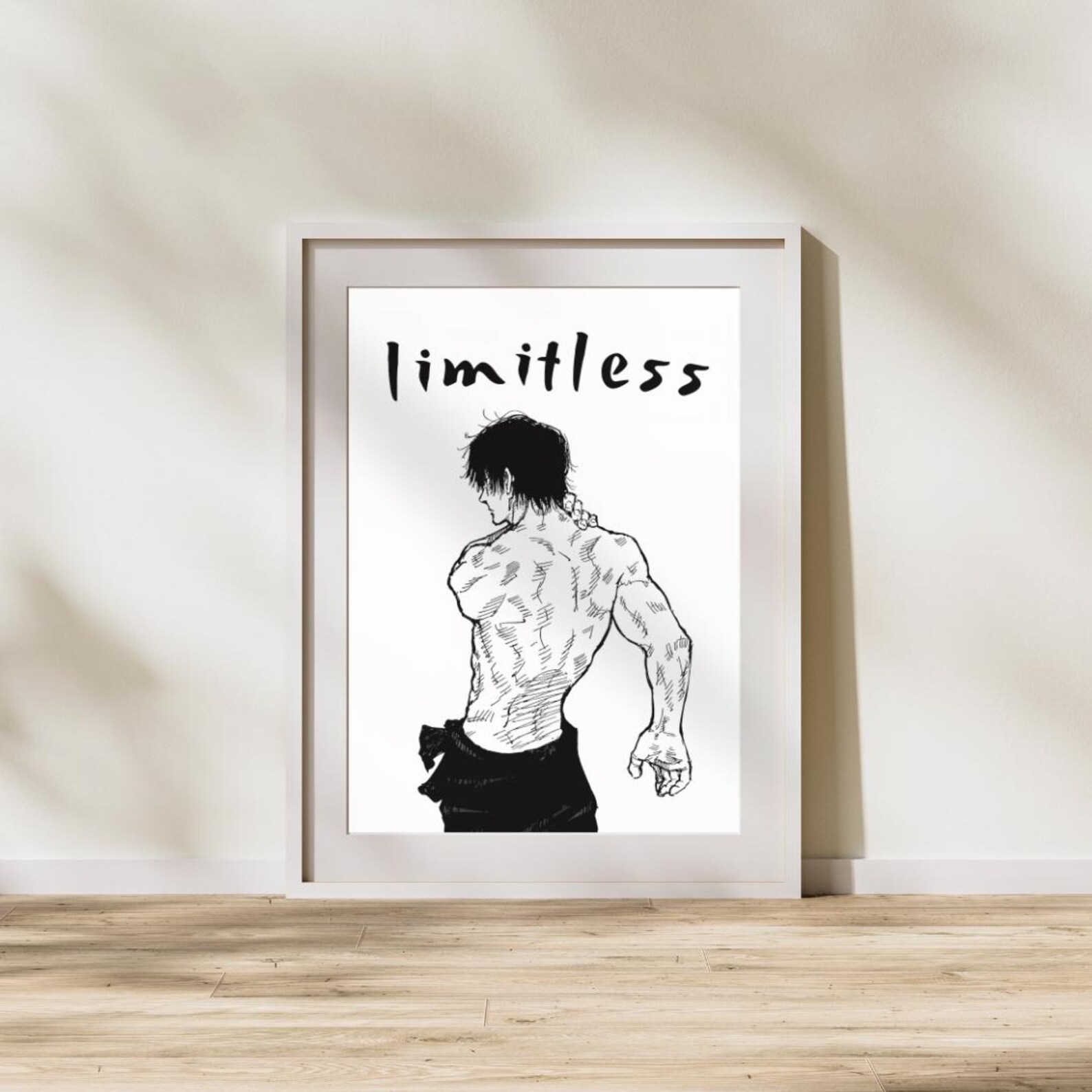 Toji Fushiguro Wall Art, Japanese Print, Japan Poster, Manga Aesthetic ...