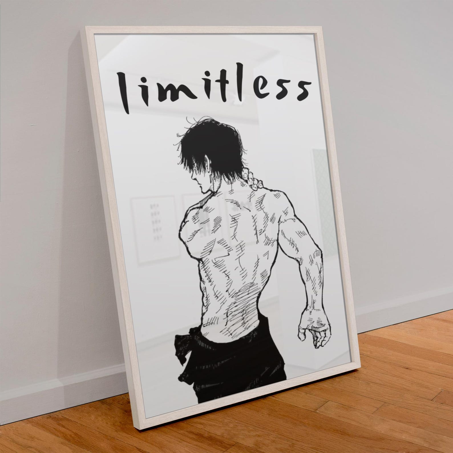 Toji Fushiguro Wall Art, Japanese Print, Japan Poster, Manga Aesthetic ...