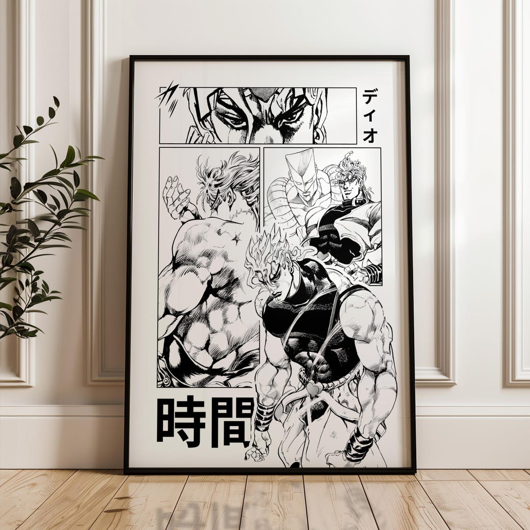 Jojo’s Bizarre Adventure Poster, Dio Brando Poster, Jojo’s Poster, Jojo ...