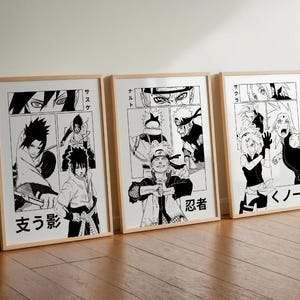 Naruto Shippuden 10 Poster Set, Naruto Poster, Naruto Merch, Naruto ...