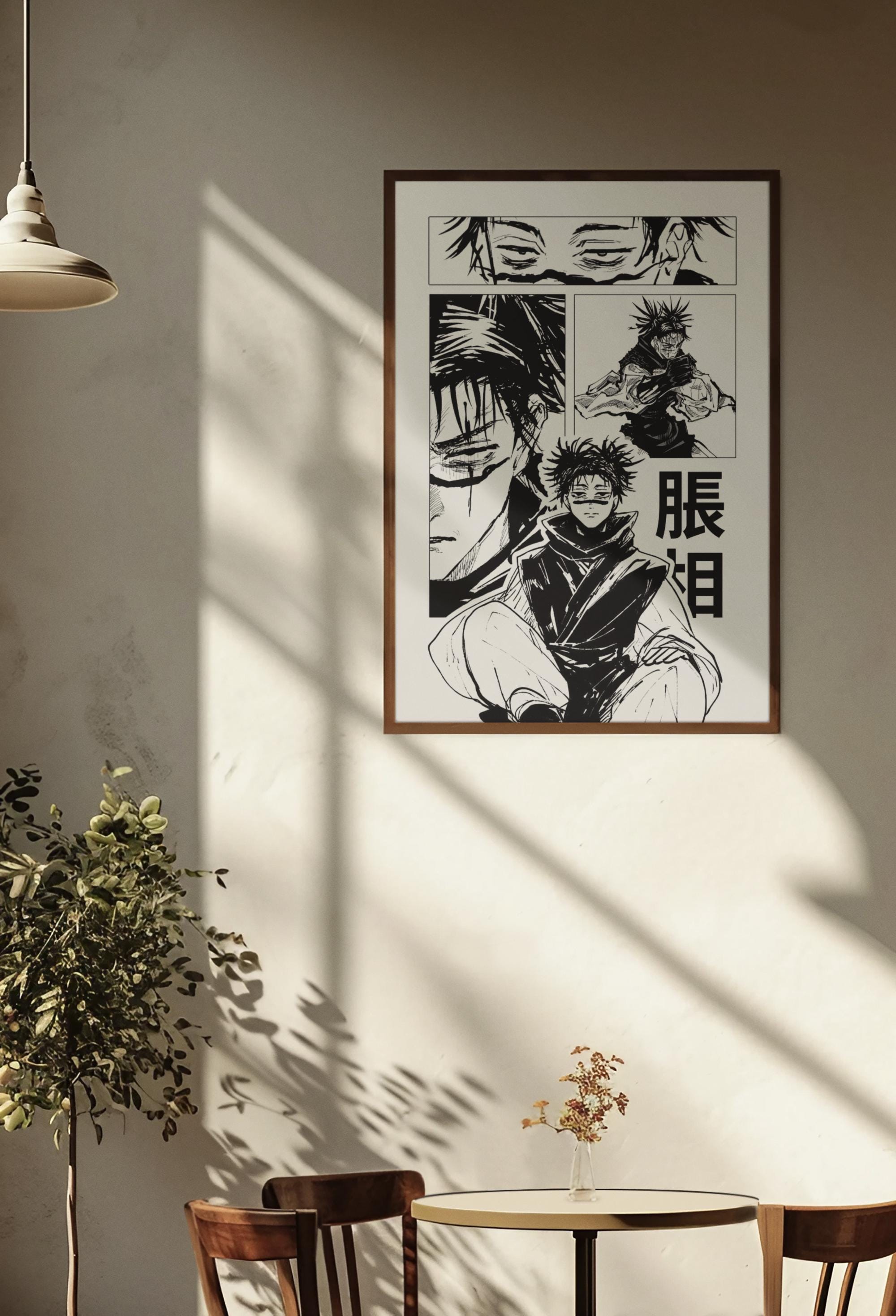 Choso Jujutsu Kaisen Poster, JJK Art Print, Jujutsu Kaisen Anime Art ...