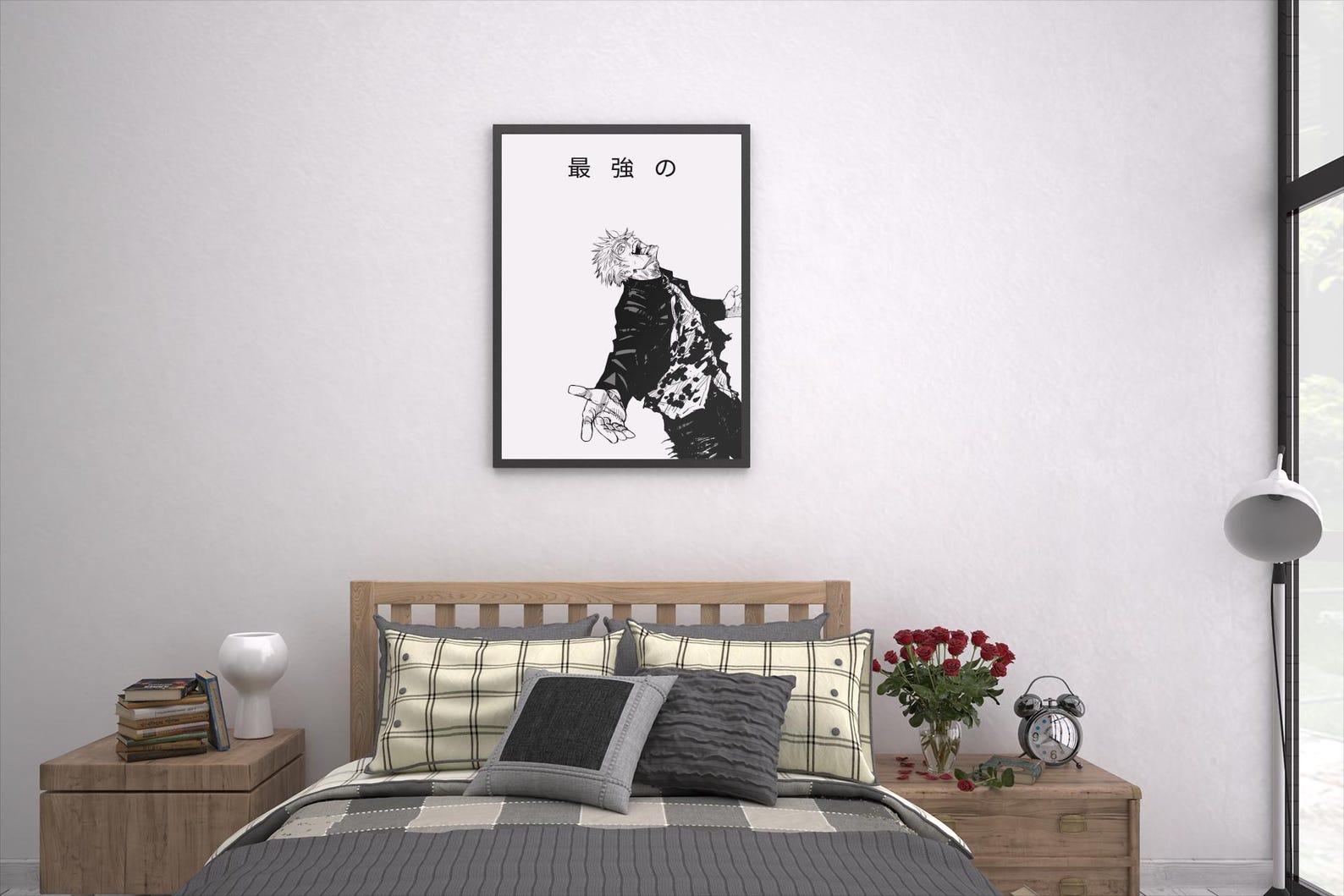 Satoru Gojo Poster, Manga Panel, Jujutsu Kaisen Art, Gojo Wall Print ...