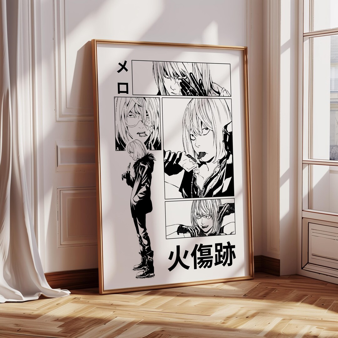 Mello Death Note Poster, Death Note Anime Poster, Death Note Panel ...