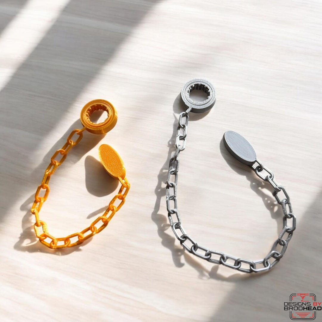 Chain-link Fidget Spinner – Silent & Durable Fidget Toy – 3D Printed ...