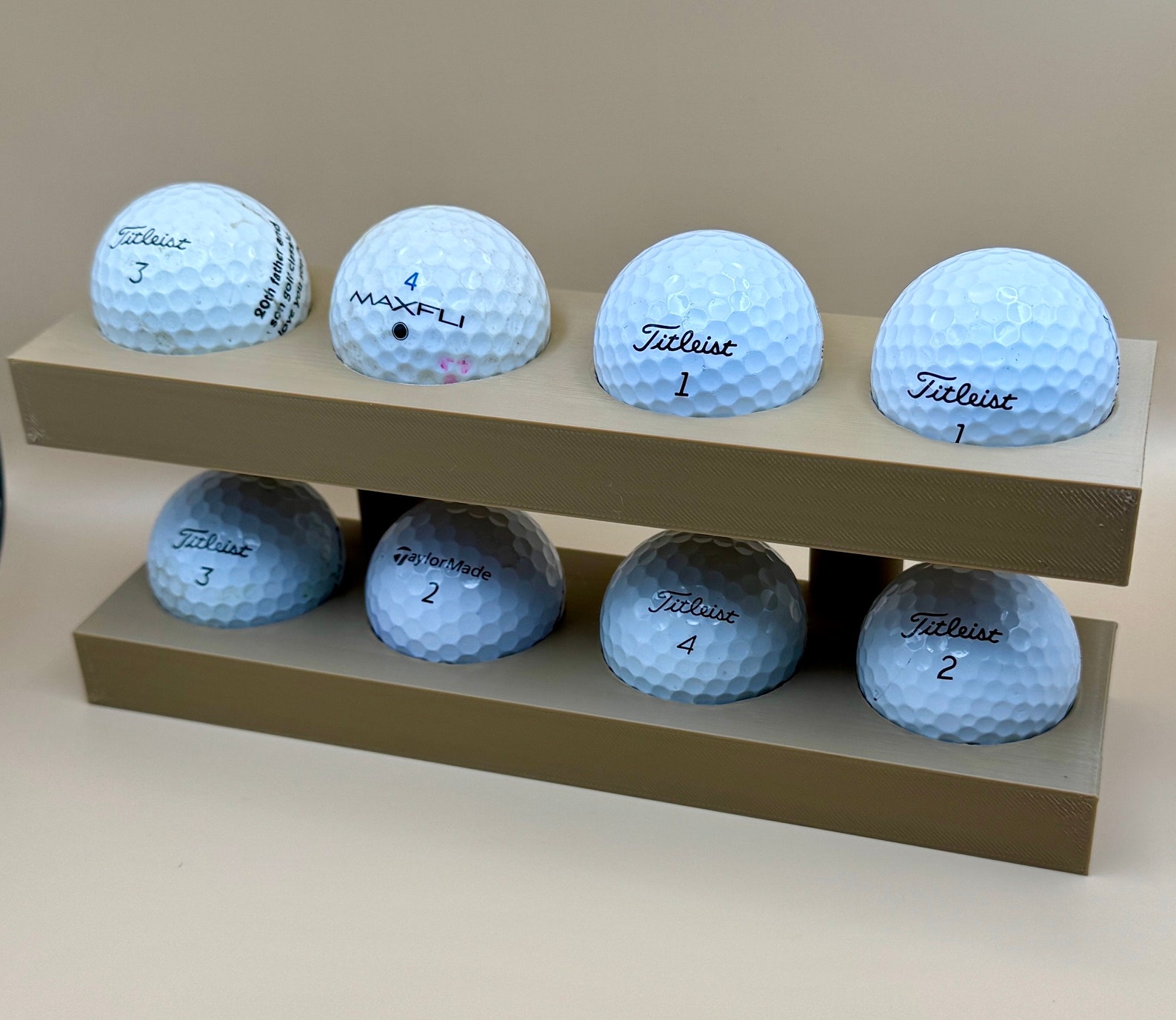 Golf Ball Display - Custom 3D Printed, Multiple Colors Available - Etsy