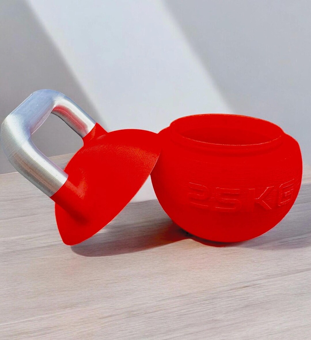 Kettlebell Protein & Supplement Holder | Gym Accessories | Custom ...