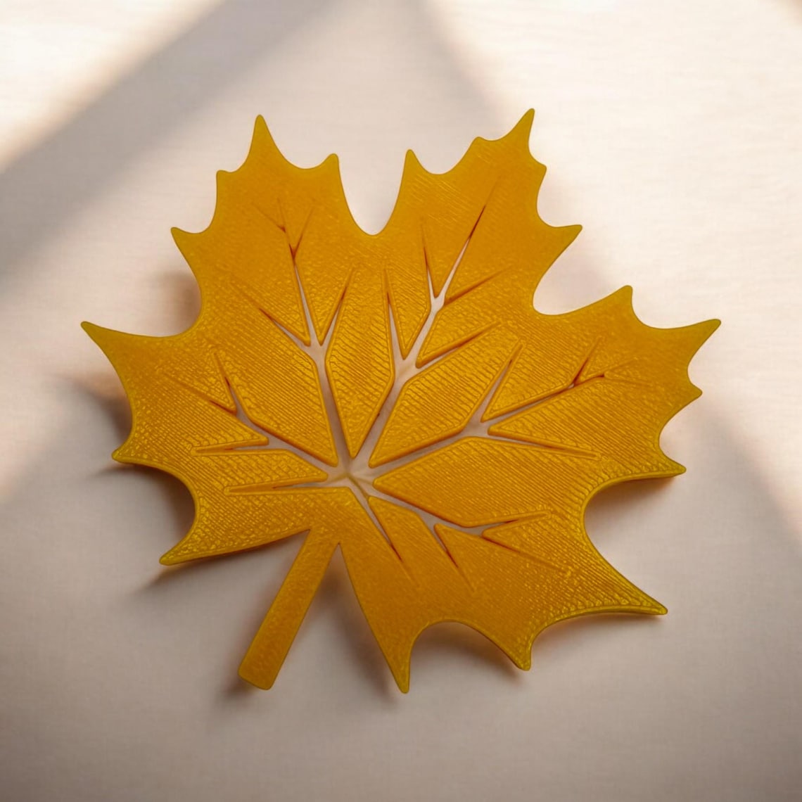 Maple Leaf Coasters: 3D Printed Fall Home Décor - Set of 4 - Seasonal ...