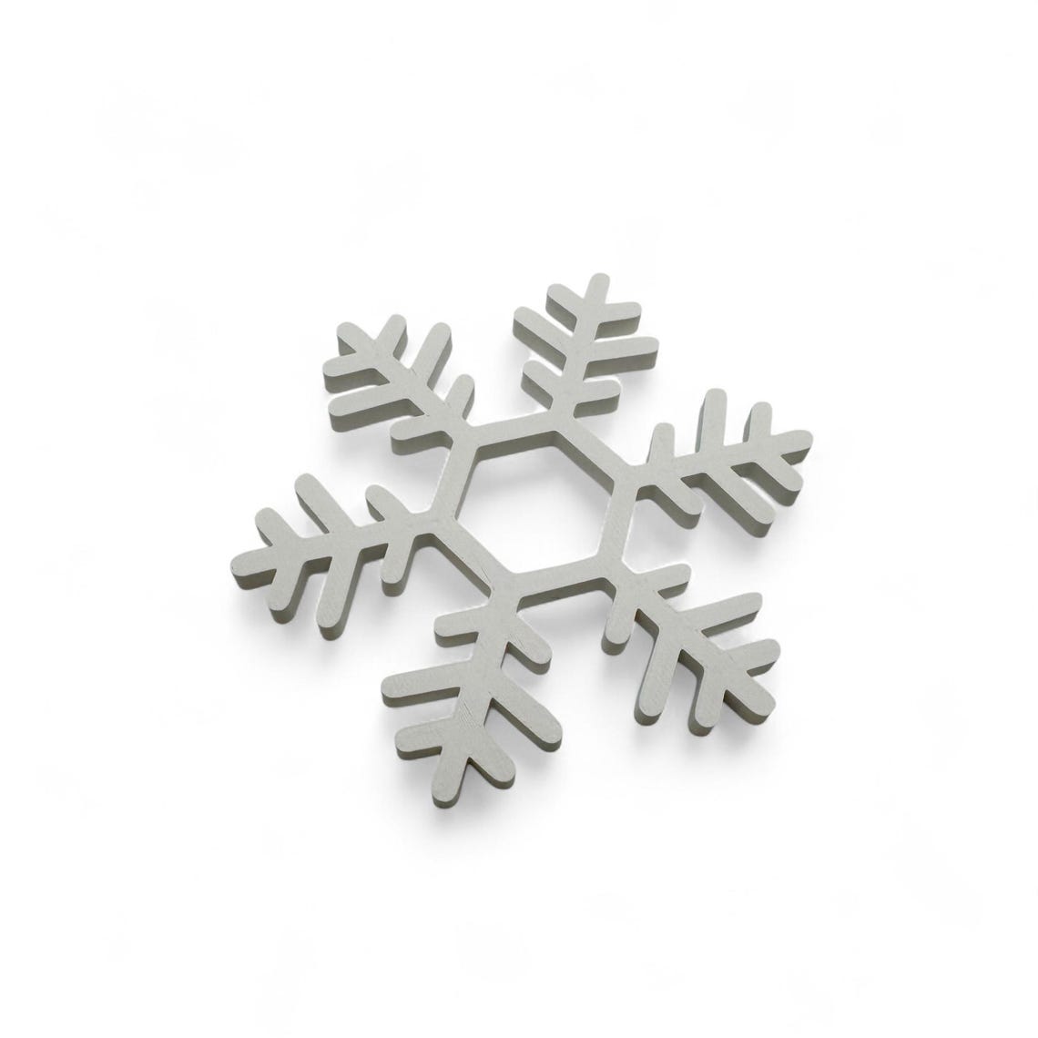 Snowflake Coasters Set: Matte, Hosting Accessories, Winter Holiday ...