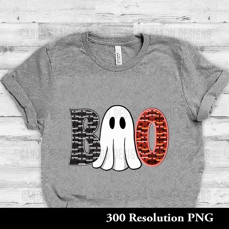 Ghost Sequin Boo Halloween Png - Etsy