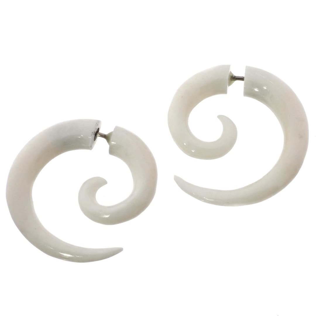 1 Fake Gauge Bison Bone Maori Tribal Hand Carving Post - Etsy