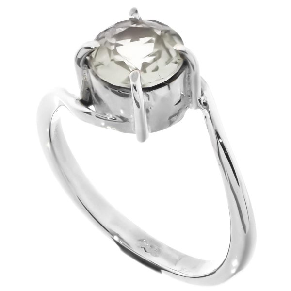 Prasiolite Ring - Etsy