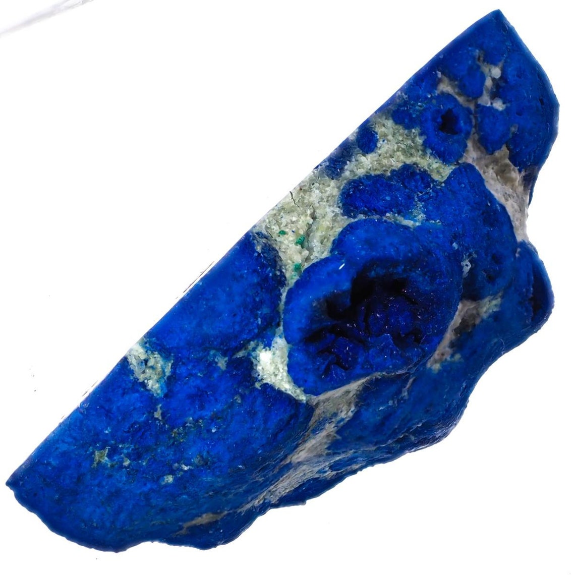 Rare Azurite Blue Geode Nodule Half Druzy Drusy Cab Cabochon, 1 7/8" - Etsy