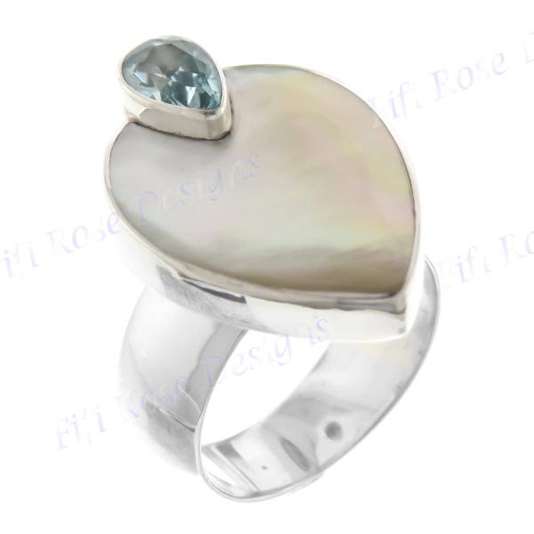 Blue Mother of Pearl - Etsy