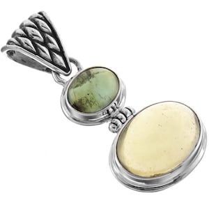 1 7/16" Stunning Lemon Quartz Prynite 925 Sterling Silver Pendant - Etsy