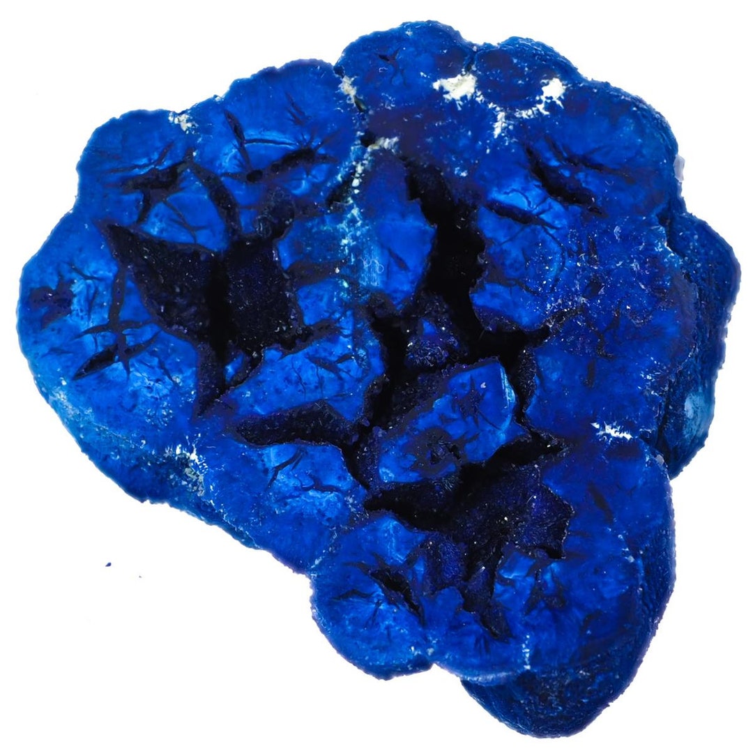 Rare 1 3/4" Azurite Blue Geode Nodule Half Druzy Drusy Cab Cabochon - Etsy