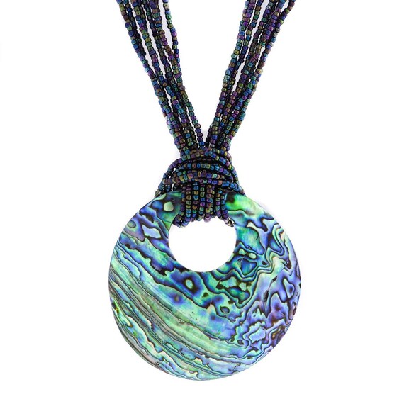 Large Rare Jumbo Paua Abalone Shell Iridescent Peacock Beads - Etsy