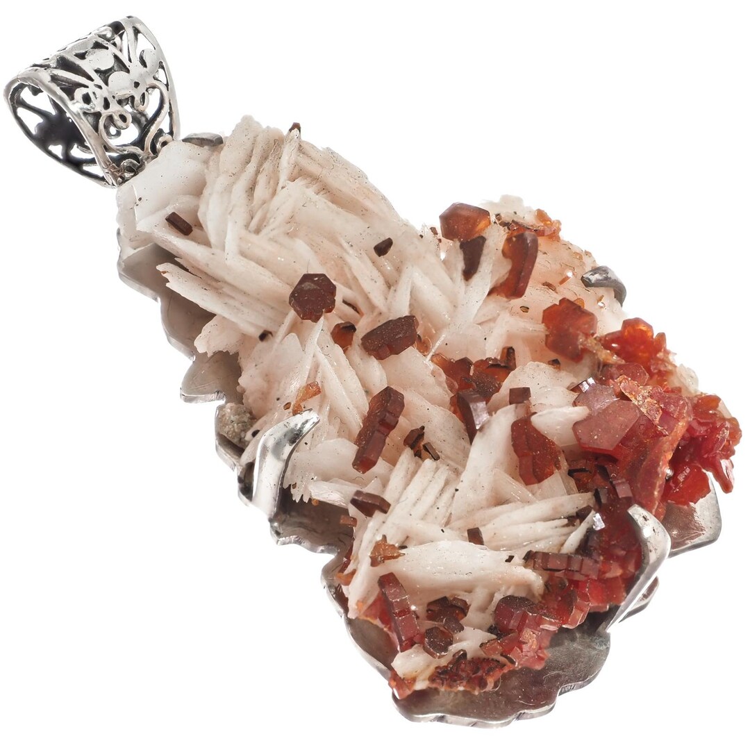 925 Sterling Silver Genuine Moroccan Vanadinite Sterling Handmade ...