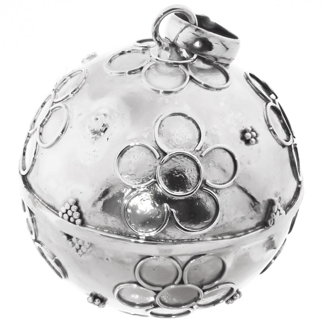 1 3/8 Xxl Harmony Ball Chime Round Bali 925 Sterling - Etsy