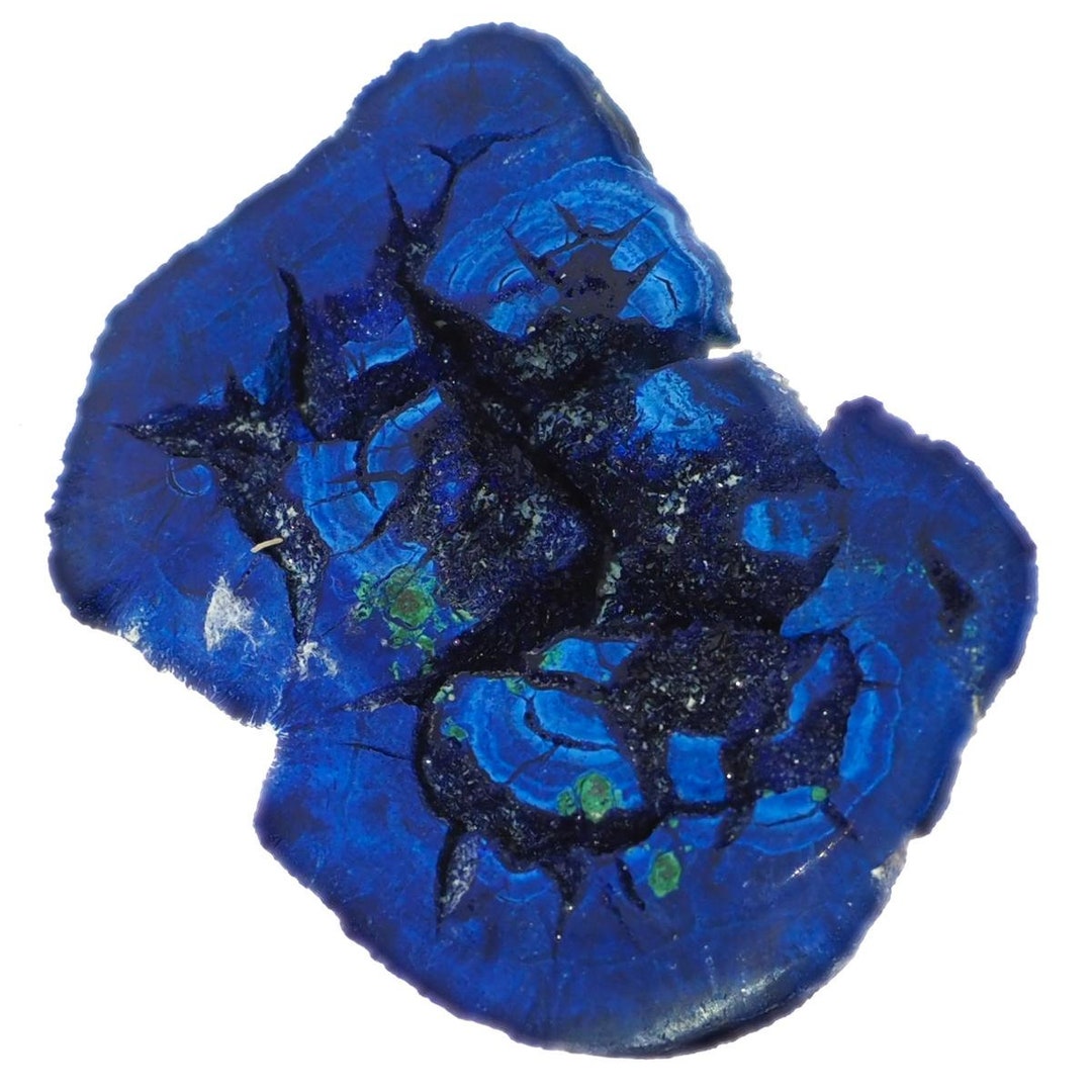 Rare Azurite Blue Geode Nodule Half Druzy Drusy Cab Cabochon, 1 3/4" - Etsy