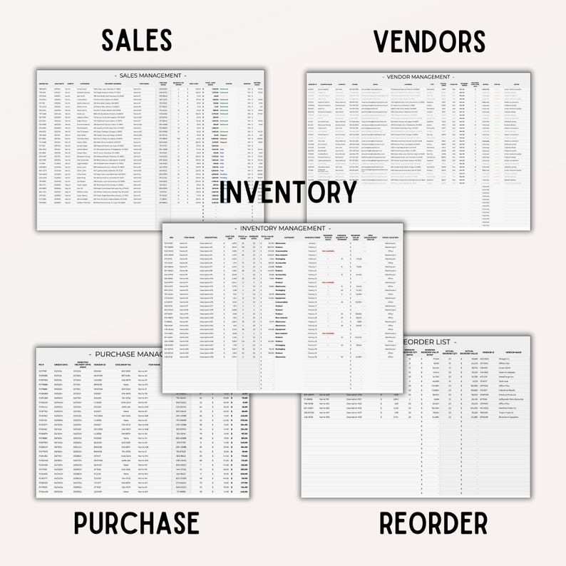Minimal Inventory Checklist Google Sheet Inventory Template Fot Google ...