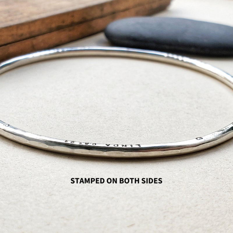 Personalized Bangle - Etsy