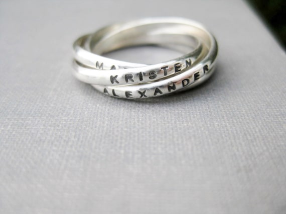 Interlocking Wedding Rings Tattoo