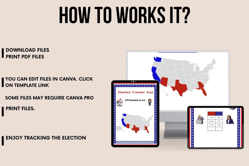 Election Map Tracker Printable – Interactive U.S. Election Night ...