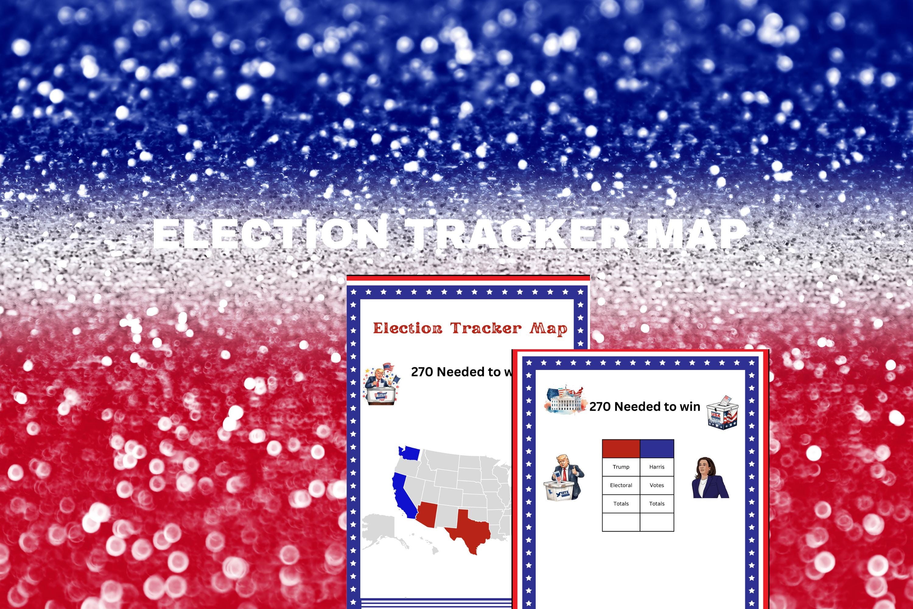 Election Map Tracker Printable – Interactive U.S. Election Night ...
