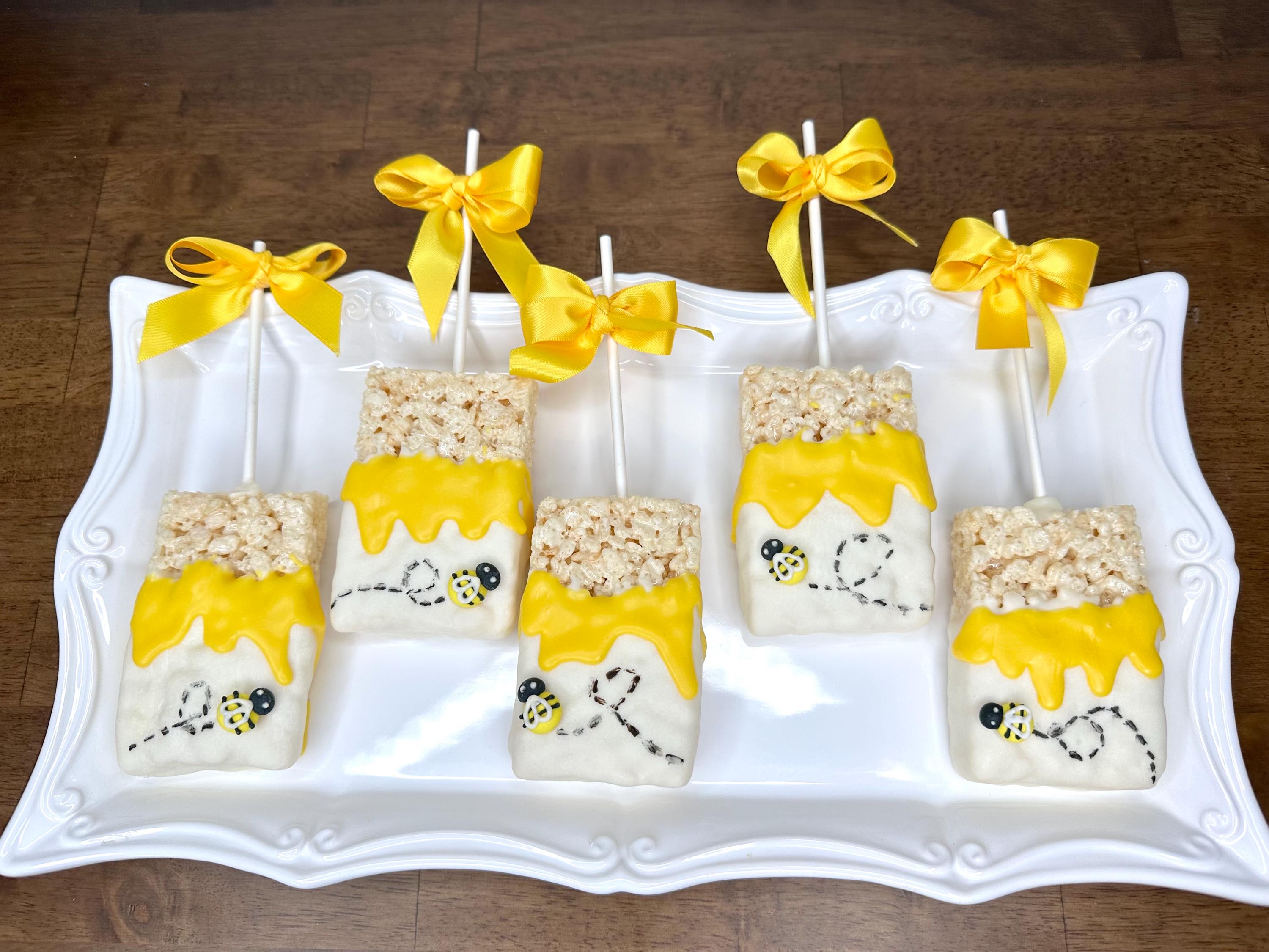 Winnie the Pooh Honey Bee Rice Crispy Treats| Honey Bee Rice Crispy ...