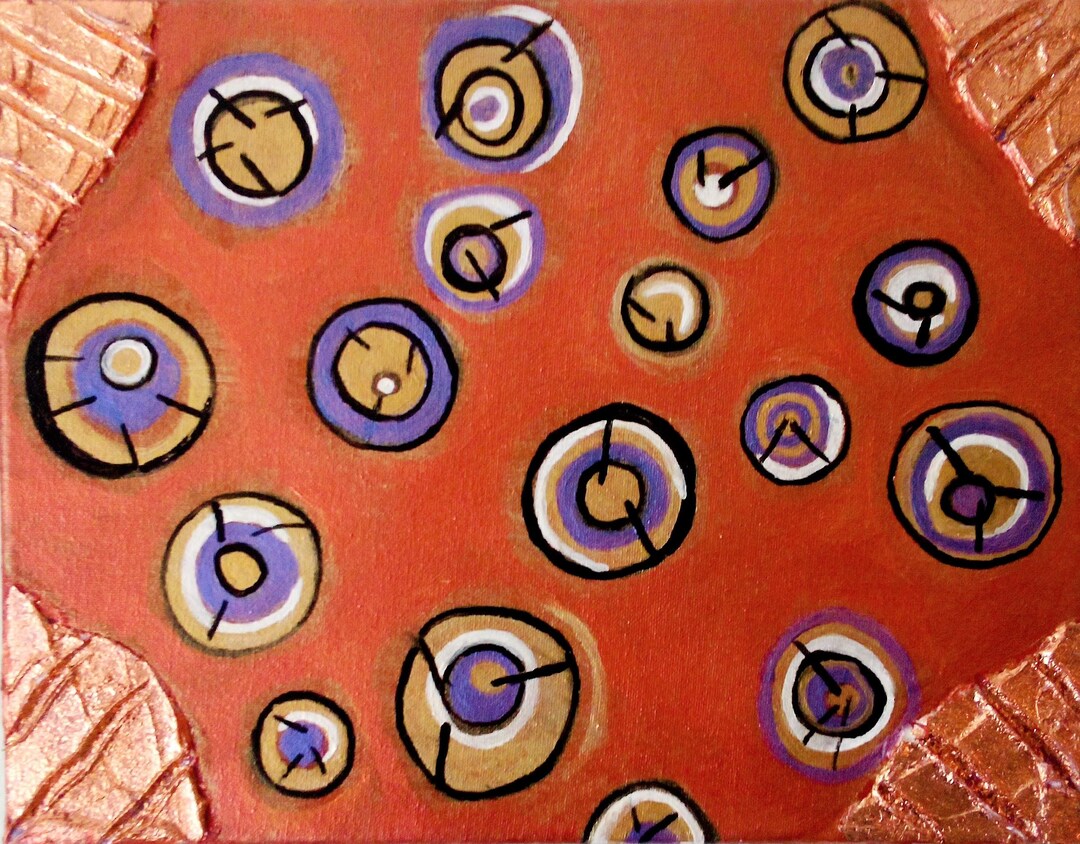 Abstract Clock Art, Distorted Time, Clock Art, Watches, Naive Art ...