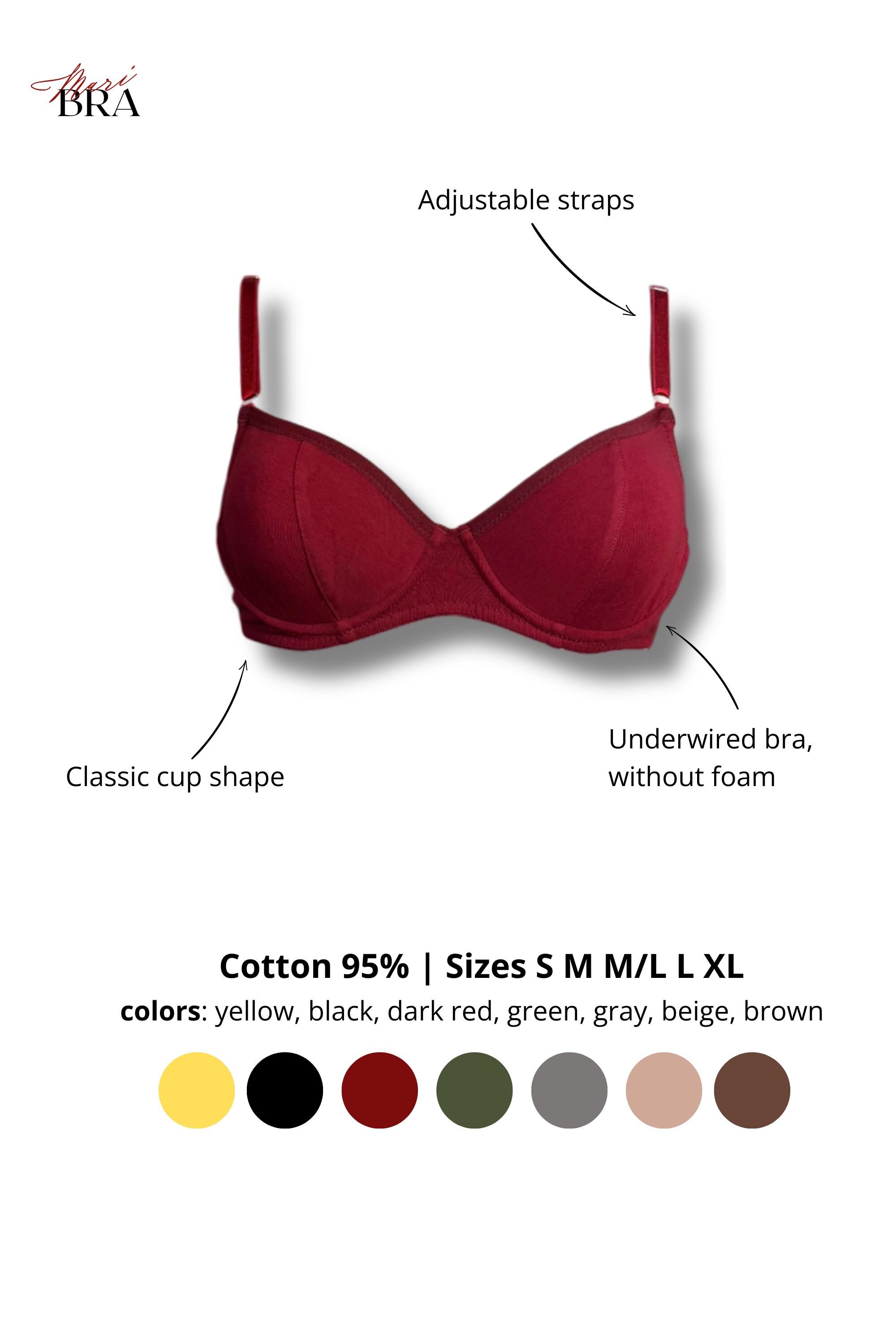Womens Organic Cotton Bra: Comfy Eco-friendly Everyday Underwear ...