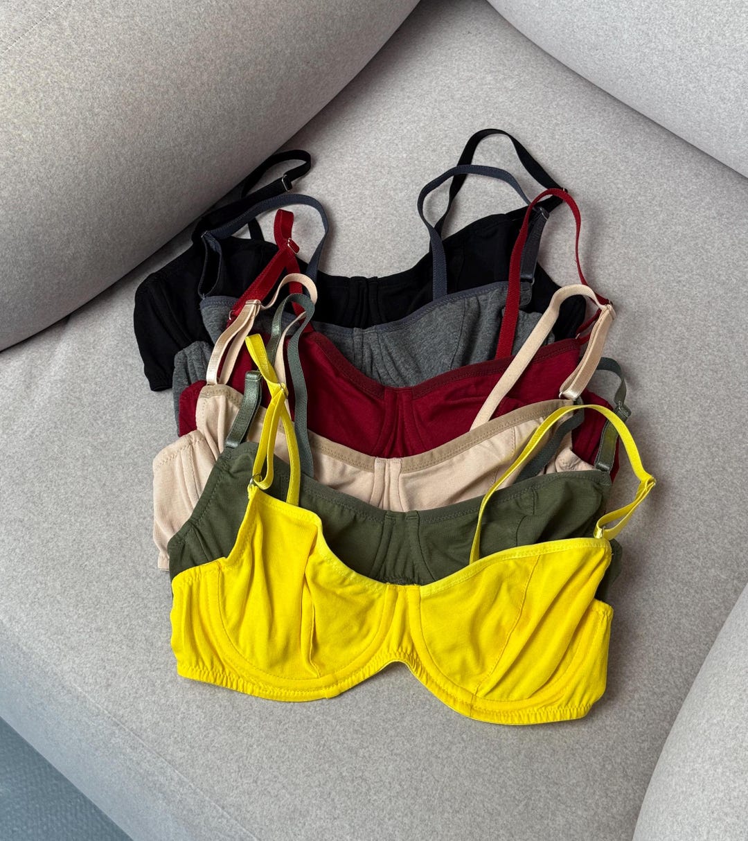 Womens Organic Cotton Bra: Comfy Eco-friendly Everyday Underwear ...
