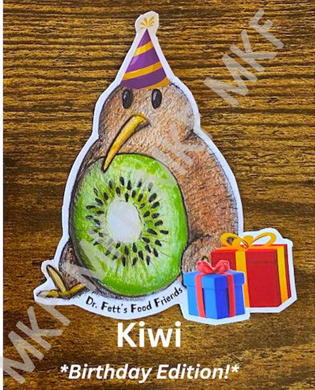 Kiwi_*birthday Edition*_dr. Fett's Food Friends [handmade Food Animal ...