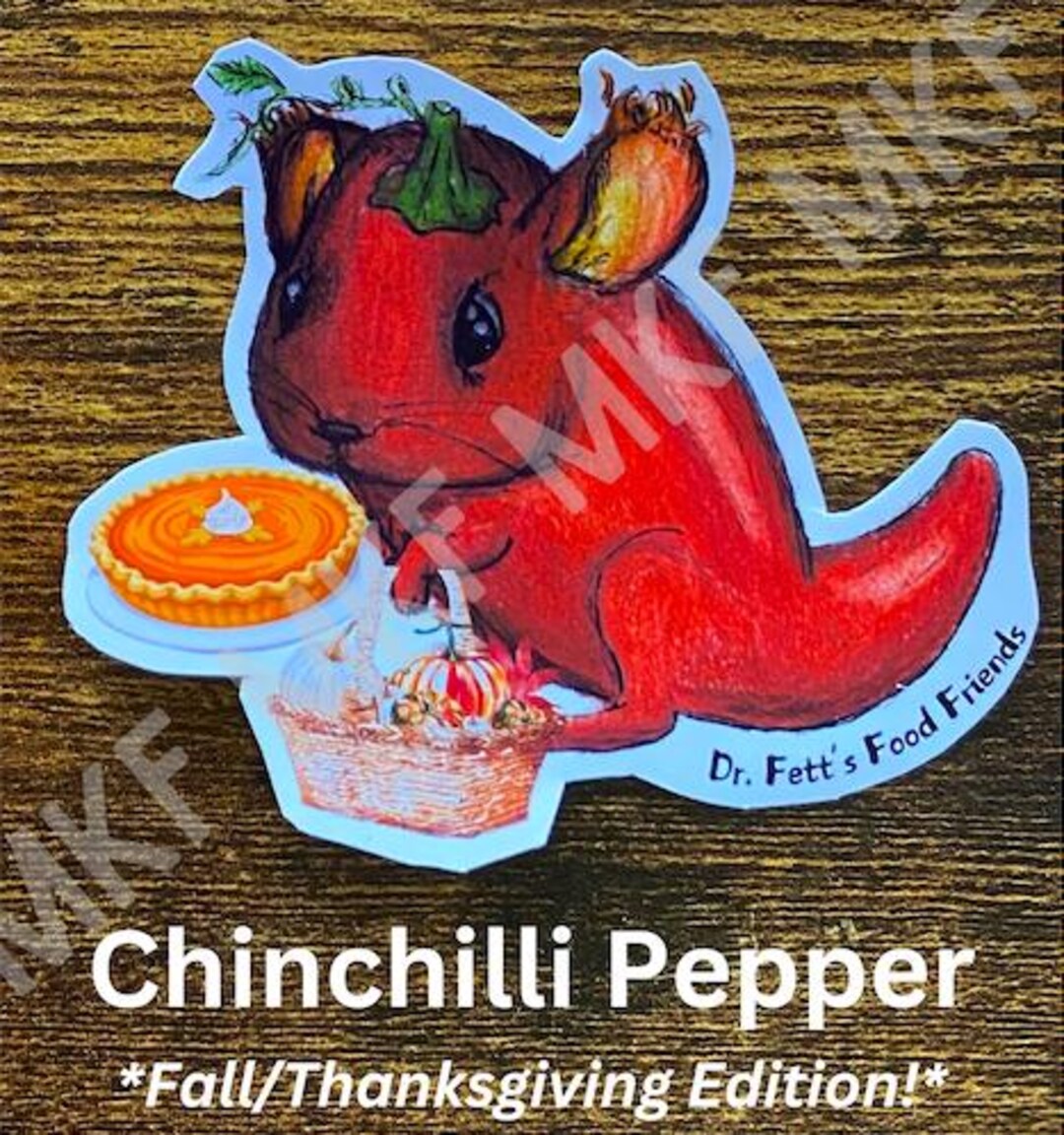 CHINCHILLI Pepper_*fall Edition*_dr. Fett's Food Friends [handmade Food ...