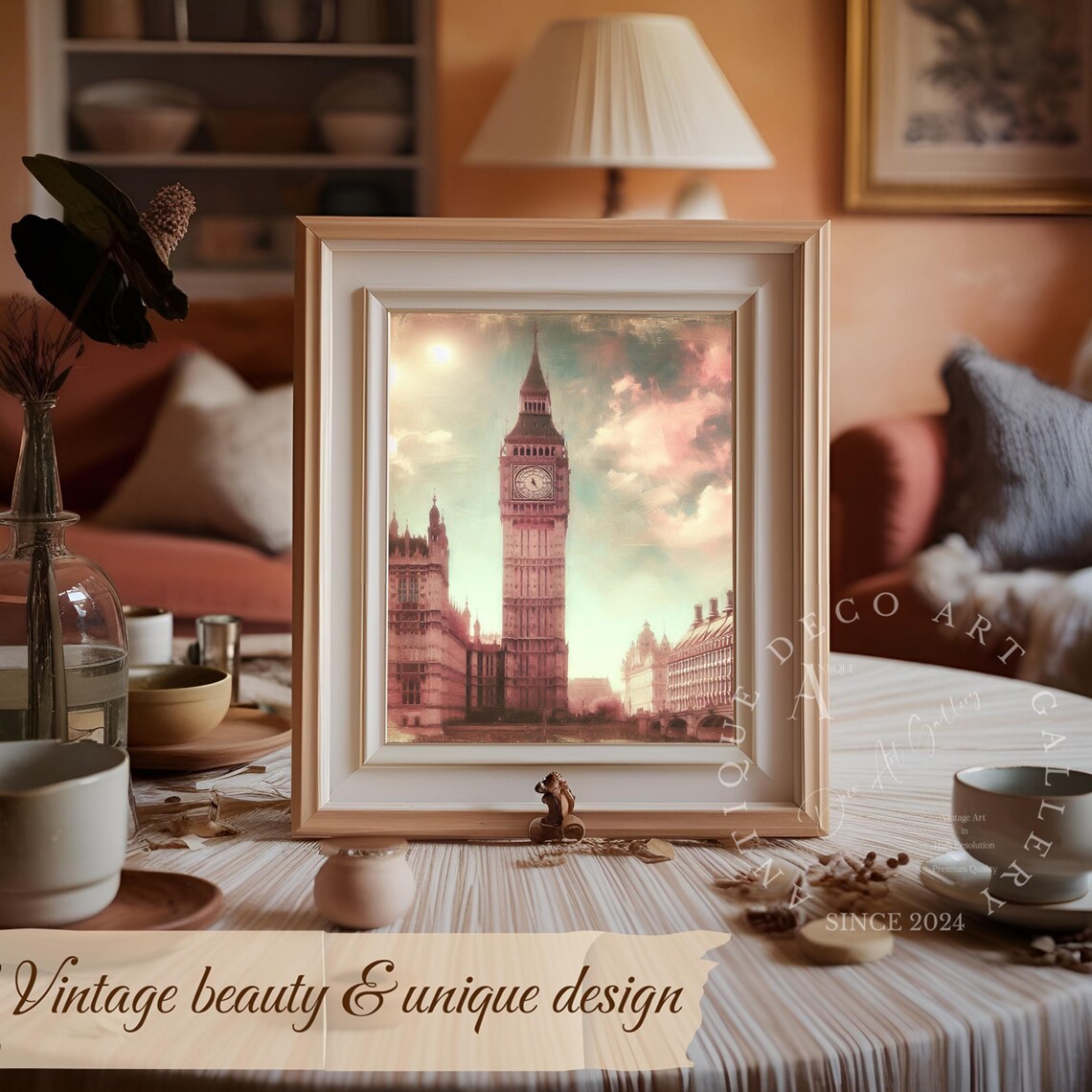 Vintage Big Ben Print: London Wall Art (digital Download) - Etsy